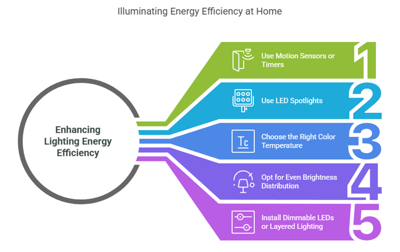 Lighting Energy Efficiency in Modern Homes 2025